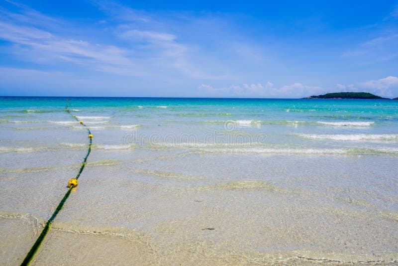 Surfer on Pretty Beach and Ocean Stock Photo - Image of beach, shore ...