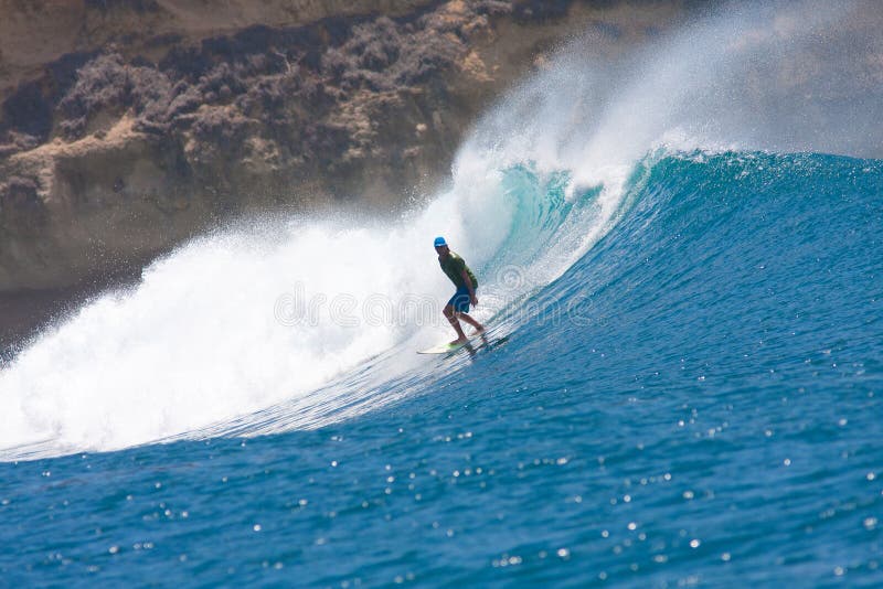Surfing a wave stock photo. Image of riding, activities - 30178300