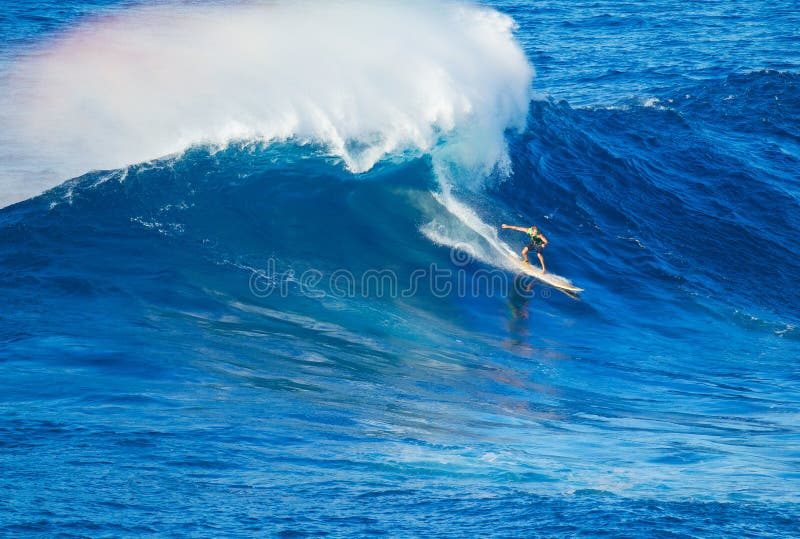 Surfer riding giant wave stock image. Image of motion - 37443527