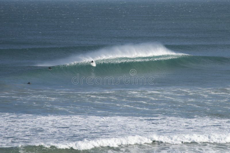 Surfer Taking a Beacon Peak Stock Photo - Image of beach, wave: 96511334