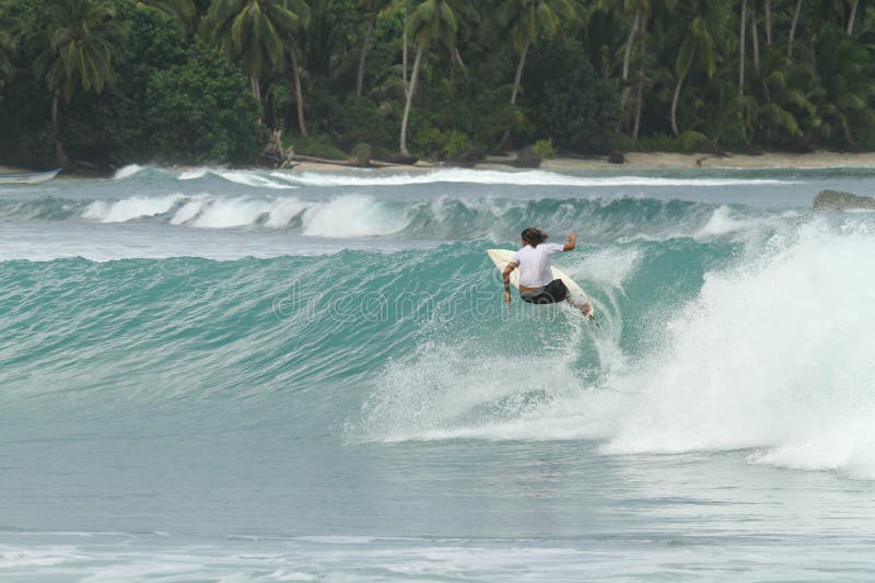 Surfer on Tropical Wave Underwater Vision Stock Photo - Image of nature ...
