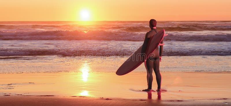 Surfer watching the waves stock photo. Image of surfing - 41242102