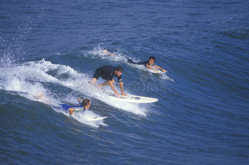 Pro Surfer Paddling Out To Waves Editorial Photo - Image of sports ...