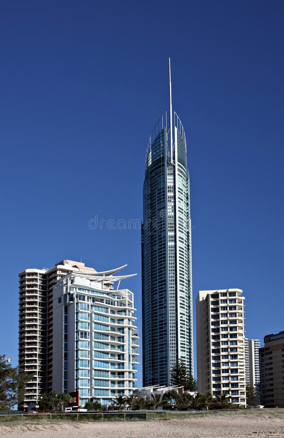 Q1 Tower, Daytime, Gold Coast Stock Image - Image of high, development ...