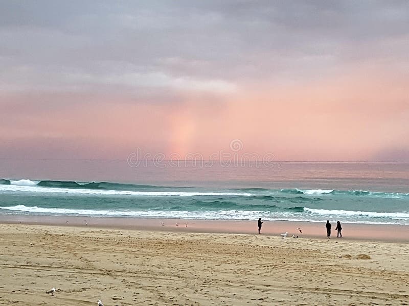 Surfers paradise sunset stock image. Image of gold, beautiful - 88033261