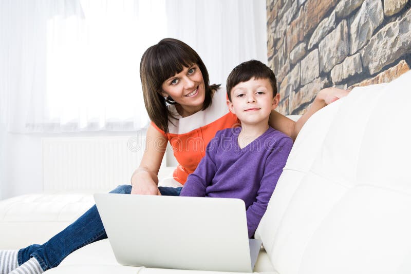 Surfing internet stock image. Image of laptop, child - 24130083