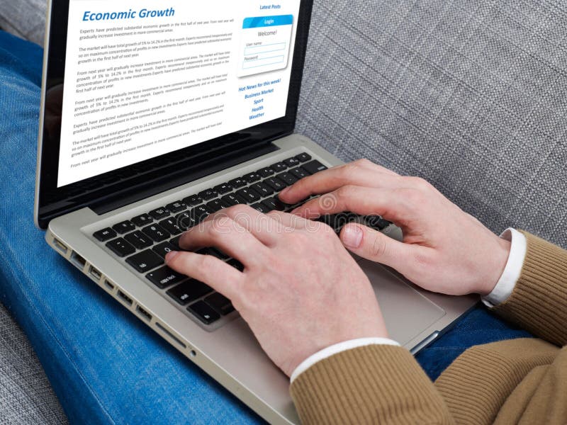 Surfing the internet stock photo. Image of home, relaxation - 49433198