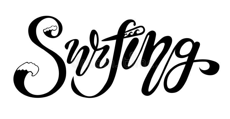 Surfing Lettering Stock Illustrations – 3,878 Surfing Lettering Stock ...