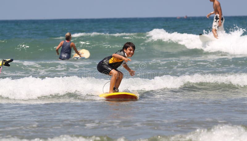 Surfing life stock image. Image of board, sunny, teach - 12680959