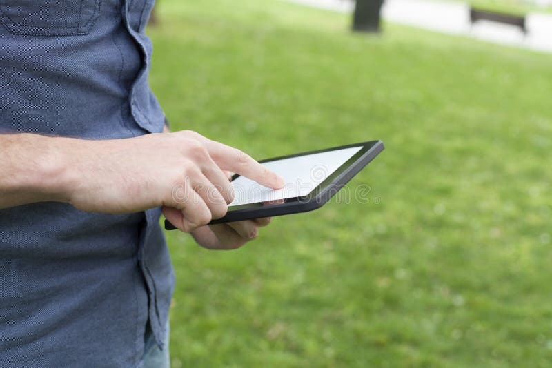 Surfing the net stock photo. Image of ereader, hair, internet - 39713252