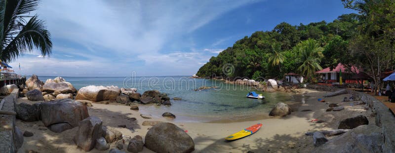 After Surfing in the One of Beach in West Borneo Editorial Photography ...