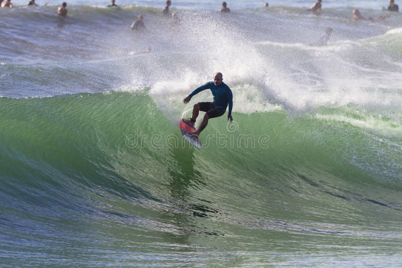 Surfing Surfer Action editorial stock photo. Image of summer - 66505758