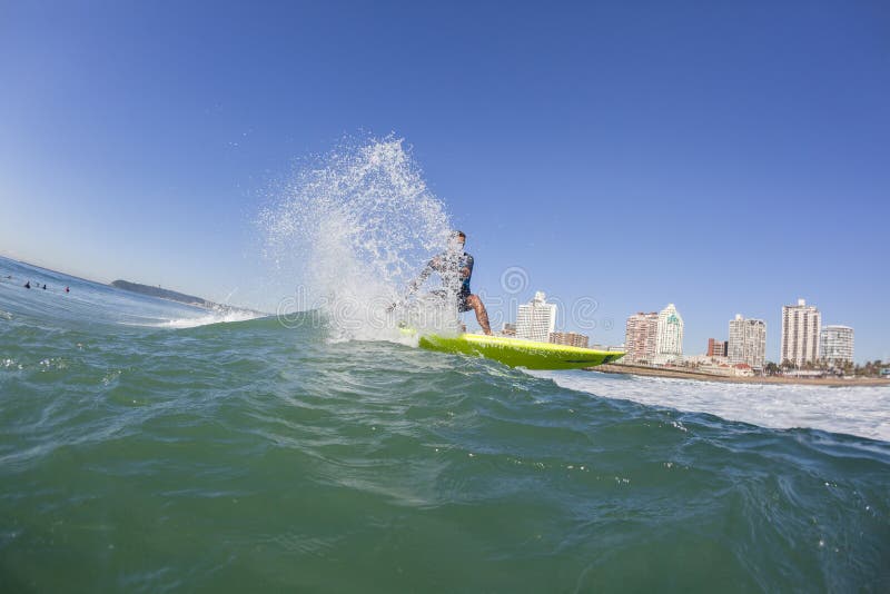 Surfing Surfer SUP Water editorial image. Image of ocean - 53297170
