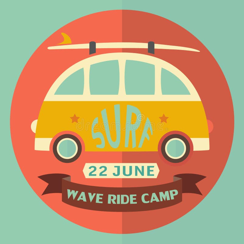 Surfing vector concept stock vector. Illustration of brand - 62941428