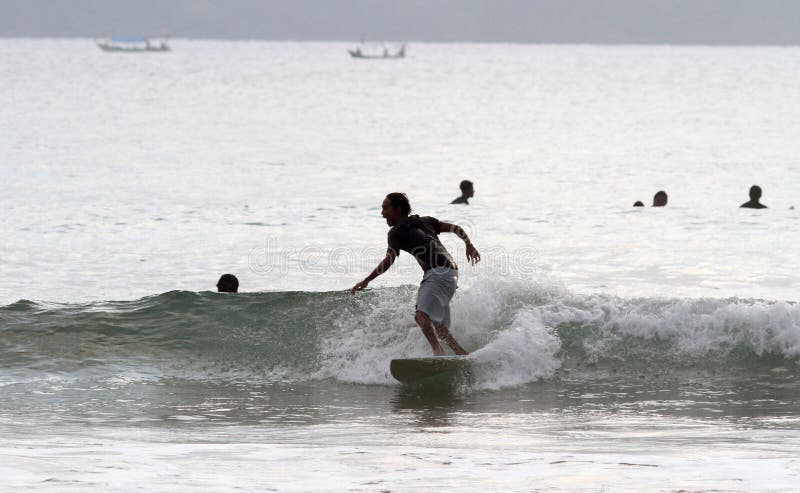 Surfing editorial photo. Image of vacation, boardsport - 61129381