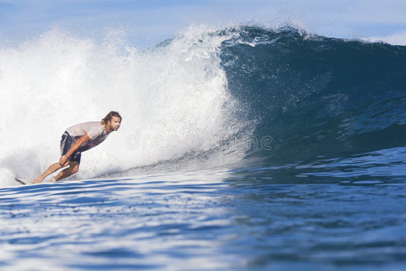 Surfing a wave stock photo. Image of ocean, surfing, water - 38032734