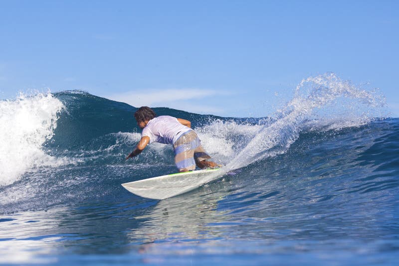 Surfing a wave stock image. Image of water, leisure, wave - 38037185