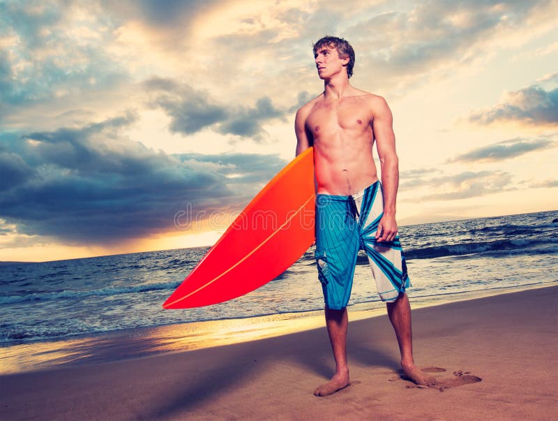Surfista foto de stock. Imagem de lifestyle, olhar, adulto - 37864286