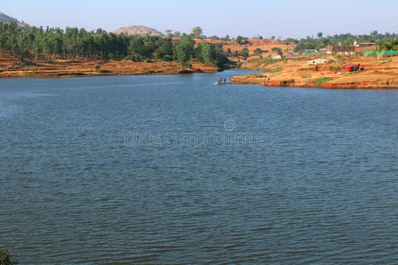 Surgana Lake in Dist. Nashik, Maharshtra, India Stock Photo - Image of ...