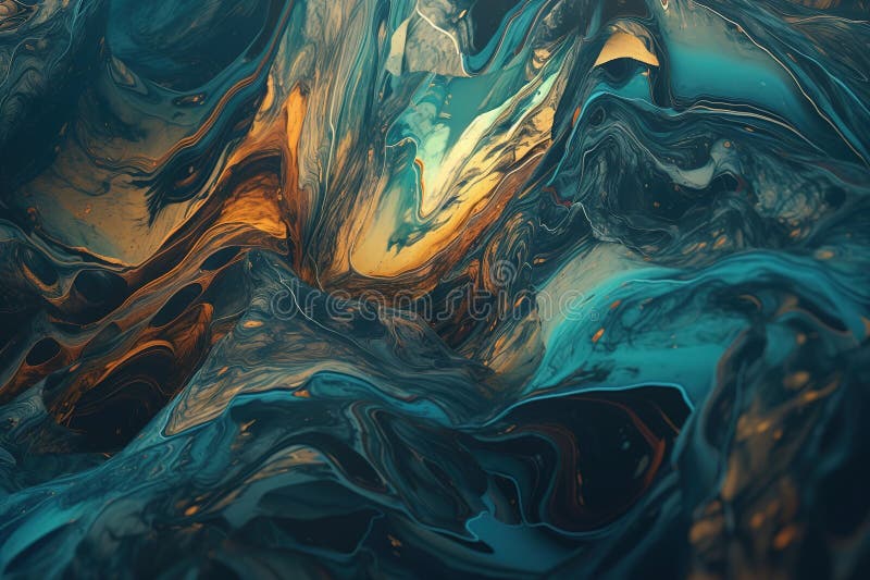 Surge Fluid Cascading Texture Abstract Background with Generative AI ...