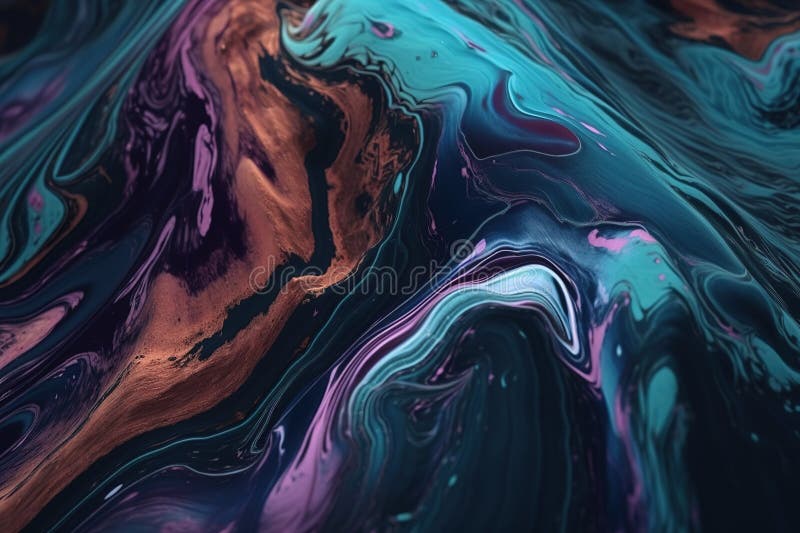 Surge Fluid Cascading Texture Abstract Background with Generative AI ...