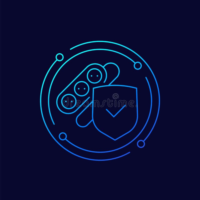 Surge Protector, Power Strip Line Vector Icon Stock Vector ...