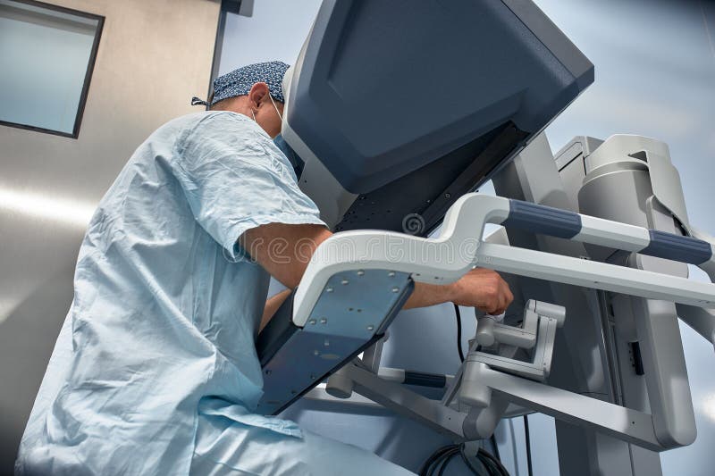 The Surgeon is at the Computer Robot in a Special Control Module, the ...