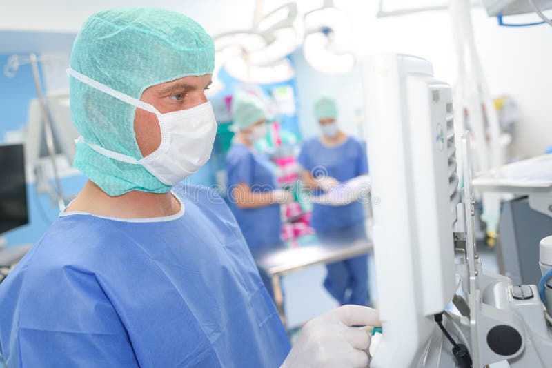 Surgeon - doctor at work stock photo. Image of beauty - 202442998