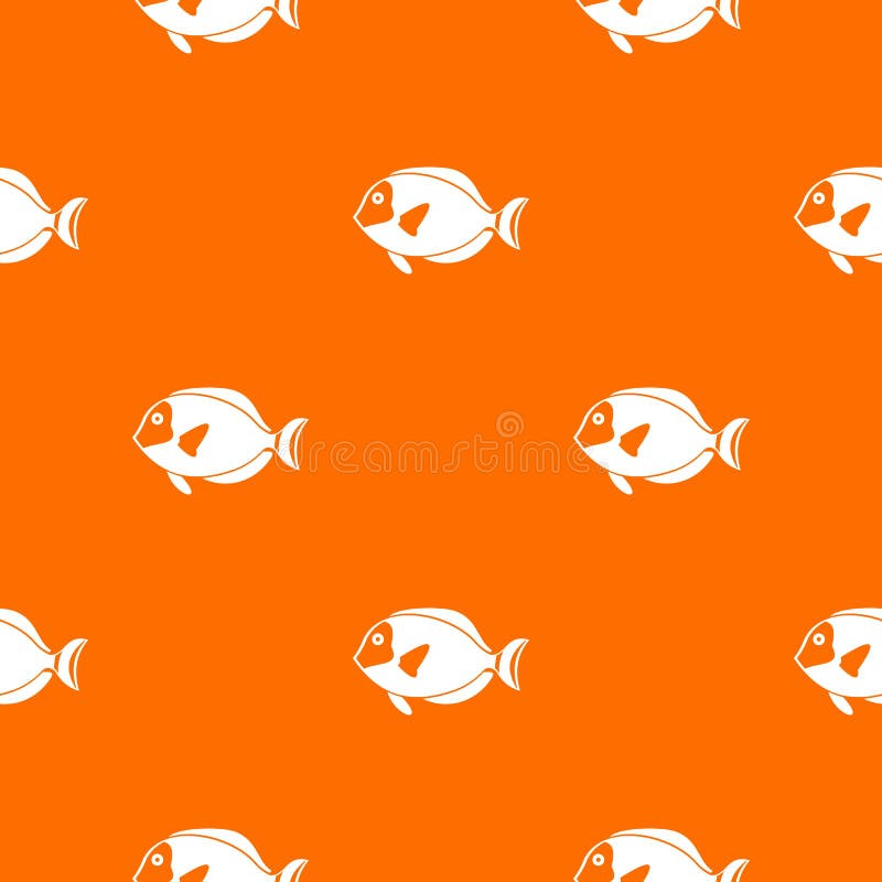 Surgeon Fish Pattern Seamless Stock Vector - Illustration of simple ...