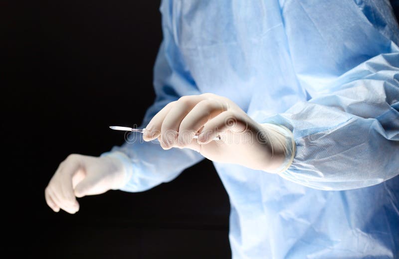 Surgeon Getting Ready To Operate Stock Image - Image of healthcare ...