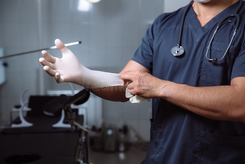 Surgeon Holding Medical Instruments in Hands. Concept of a Healthy ...