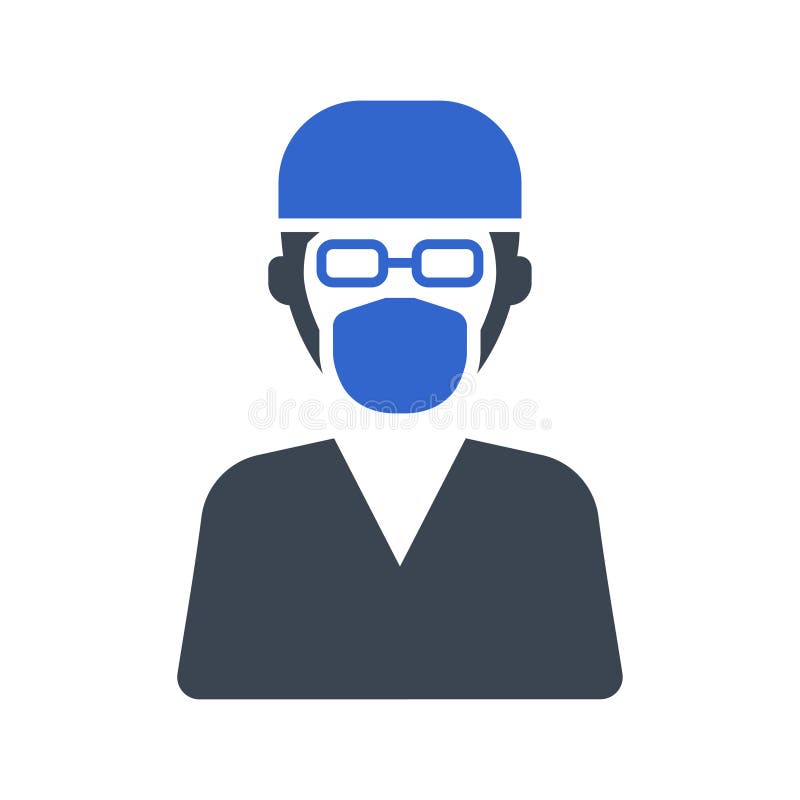 Surgeon, doctor icon stock vector. Illustration of surgery - 178753239
