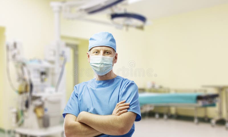 Surgeon at operating room stock photo. Image of copy - 50892764