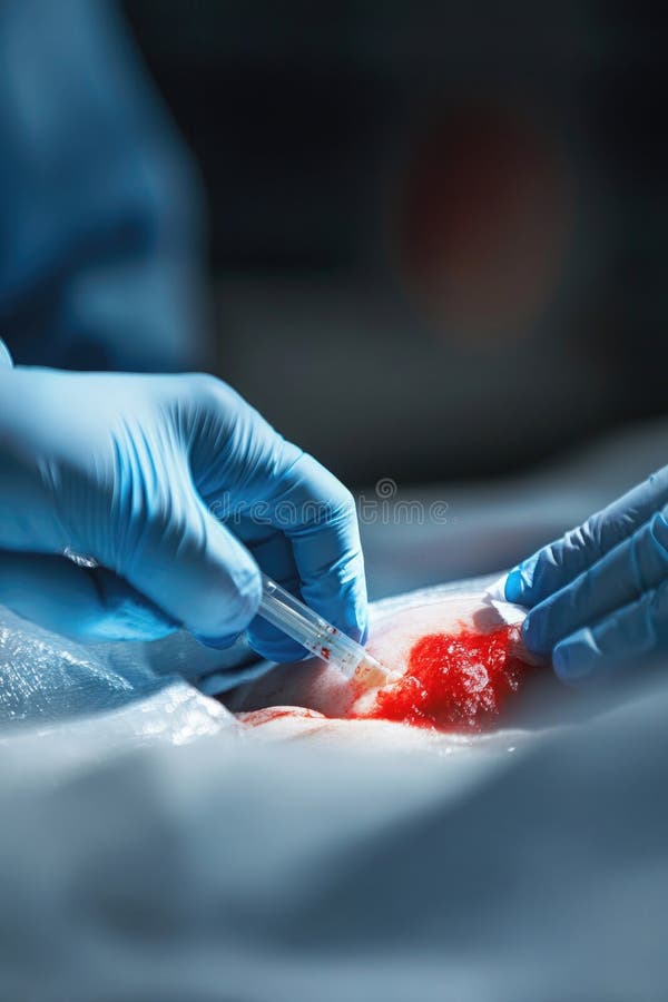 Surgeon Performing Arm Surgery with Precision in Operating Room Stock ...