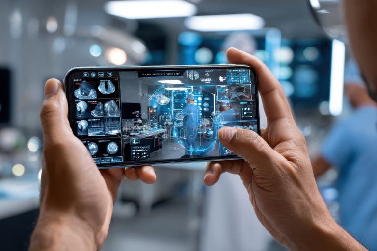 Surgeon Using Augmented Reality Application in Modern Operating Room ...