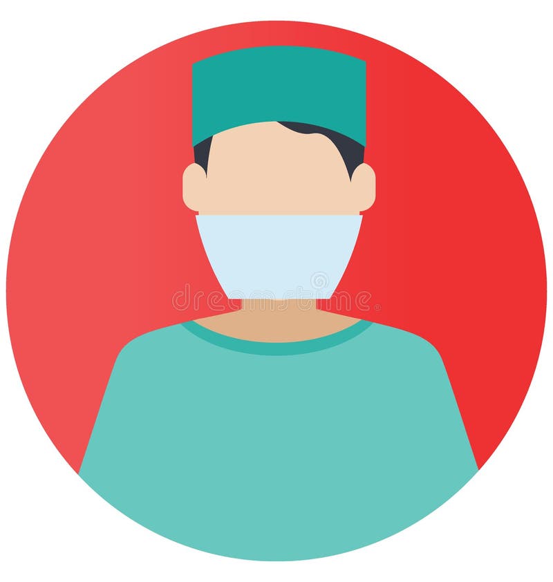 Surgeon Icon Vector Group Of Male Doctors Person Profile Avatar For ...