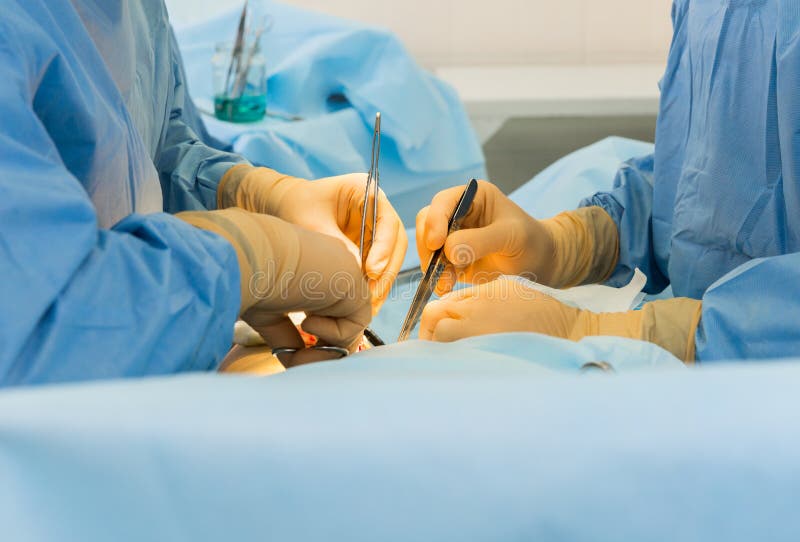Surgeons hands stock photo. Image of tweezers, gloves - 59622284