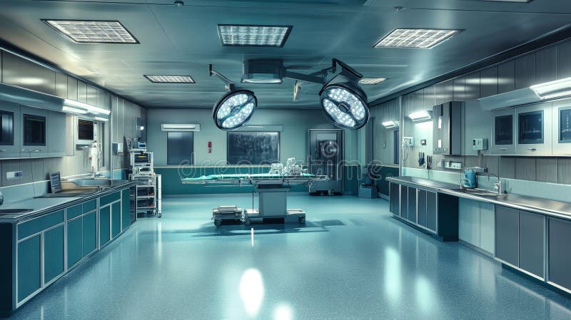 Surgeons and Nurses Work with State-of-the-art Technology in a Sleek ...