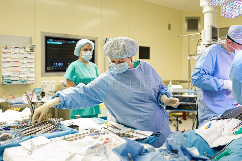 Surgeons in the Operating Room Do Operation Stock Photo - Image of ...