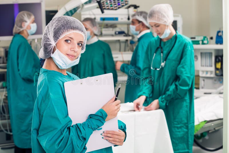 Surgeons stock image. Image of caucasian, hospital, happy - 41758783