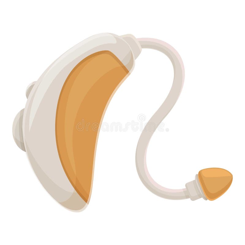Surgery Deaf Device Icon Cartoon Vector. Hearing Aid Stock Vector ...