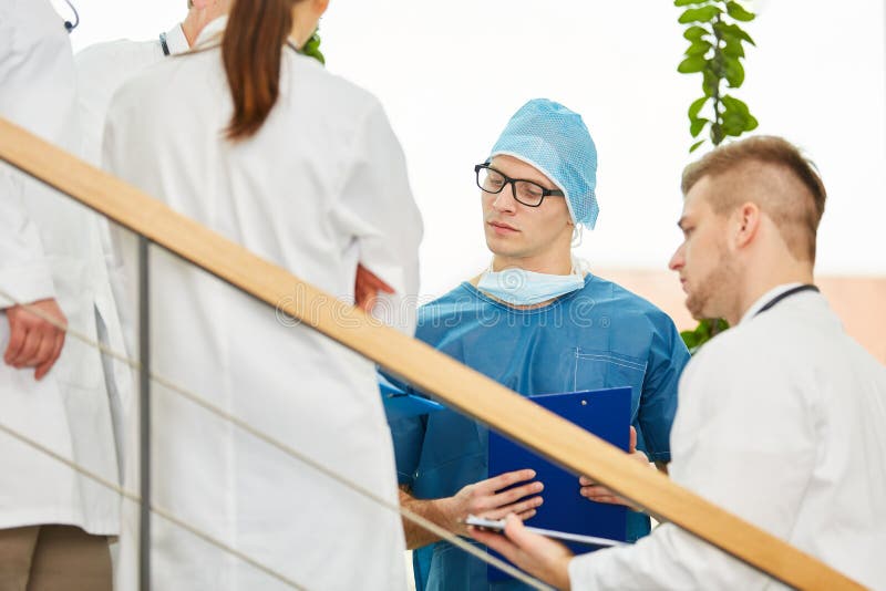 Surgery Doctors Team Planning Stock Image - Image of discuss, intensive ...