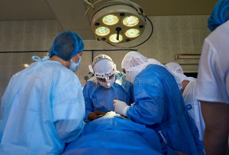Surgery. General View of the Surgical Operation Stock Photo - Image of ...