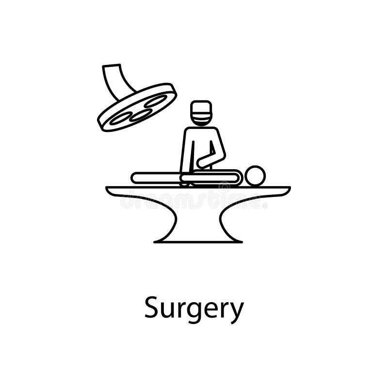 Surgery Icon. Element of Medicine Icon with Name for Mobile Concept and ...