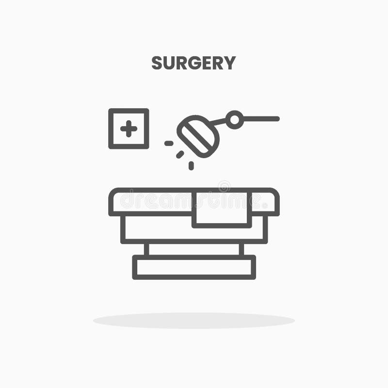Surgery icon line. stock vector. Illustration of medicine - 263572490