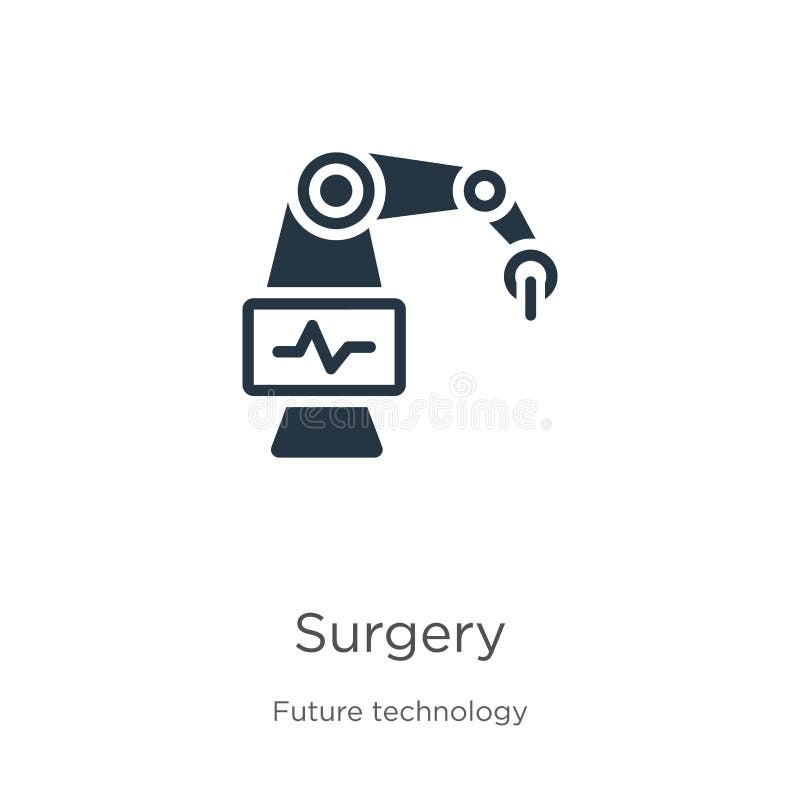Surgery Icon Vector. Trendy Flat Surgery Icon from Future Technology ...
