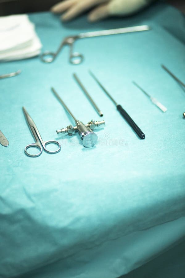 Surgery Instrumentation Table Stock Photo - Image of care, clinic: 83897670