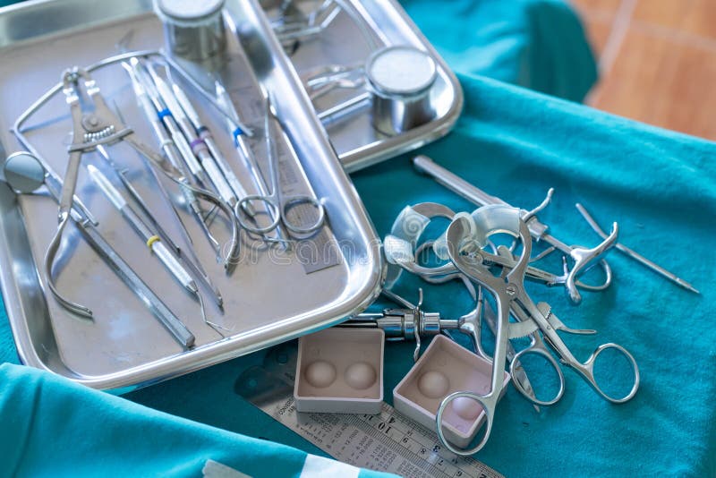 Surgery Instruments - Dental Tools Stock Image - Image of medical, clip ...