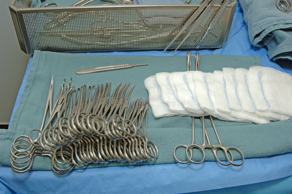 Surgery Instruments Setup stock photo. Image of equipment - 446992