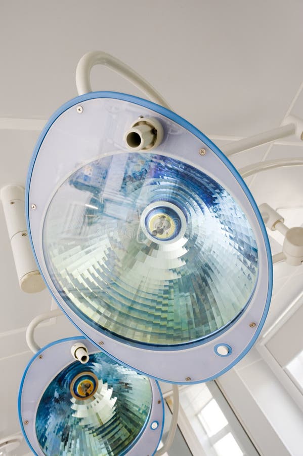 Surgical Lamps in Operation Room Stock Image - Image of lamp, operating ...